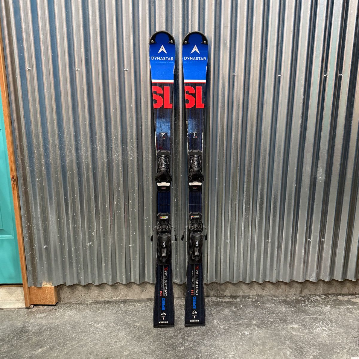 Dynastar Speed Omeglass Team SL Kid's Race Skis w/ Look NX 7 GW Bindin ...