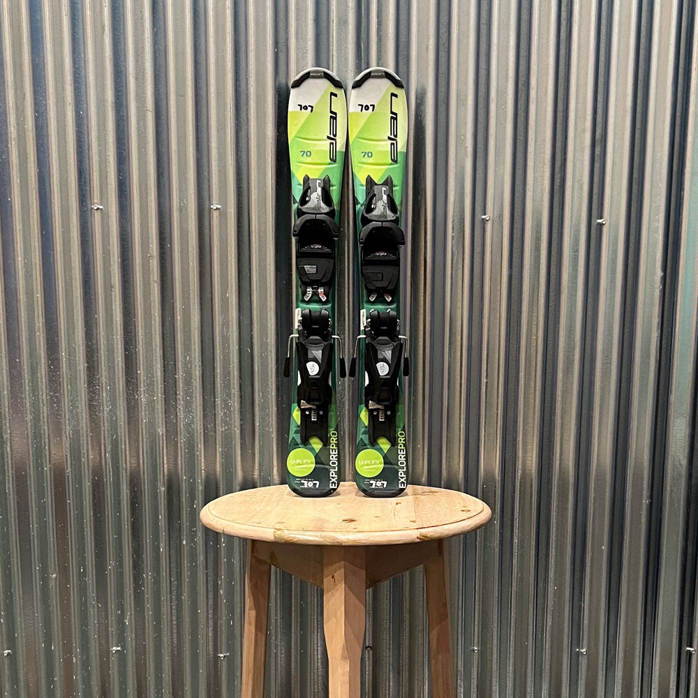 Elan Explore Pro Kid's Skis w/ Elan EL4.5 GW Bindings - Used — Vermont ...