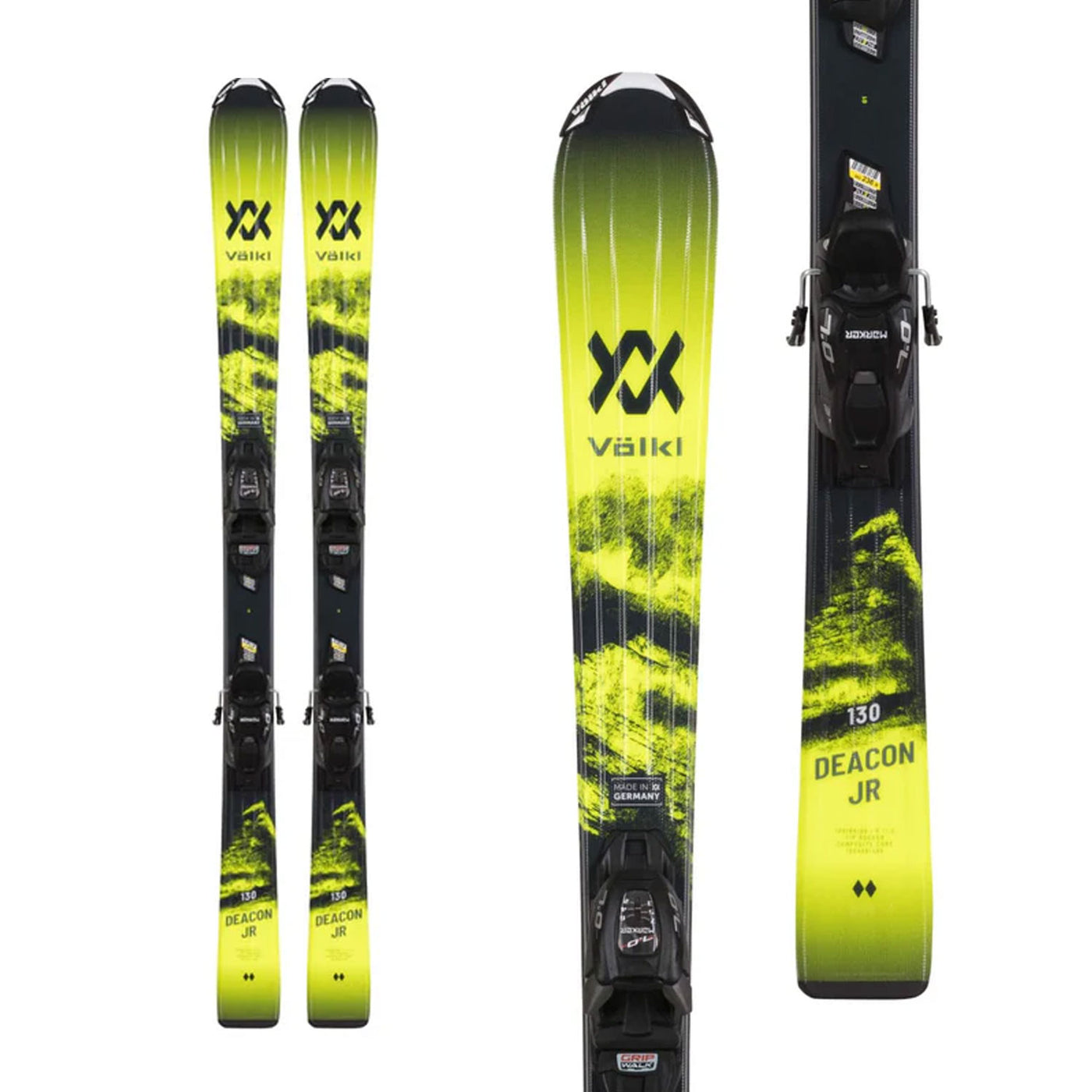 Volkl Deacon JR Kid's Skis w/ Marker FDT 4.5 GW Bindings 2023 — Vermont ...